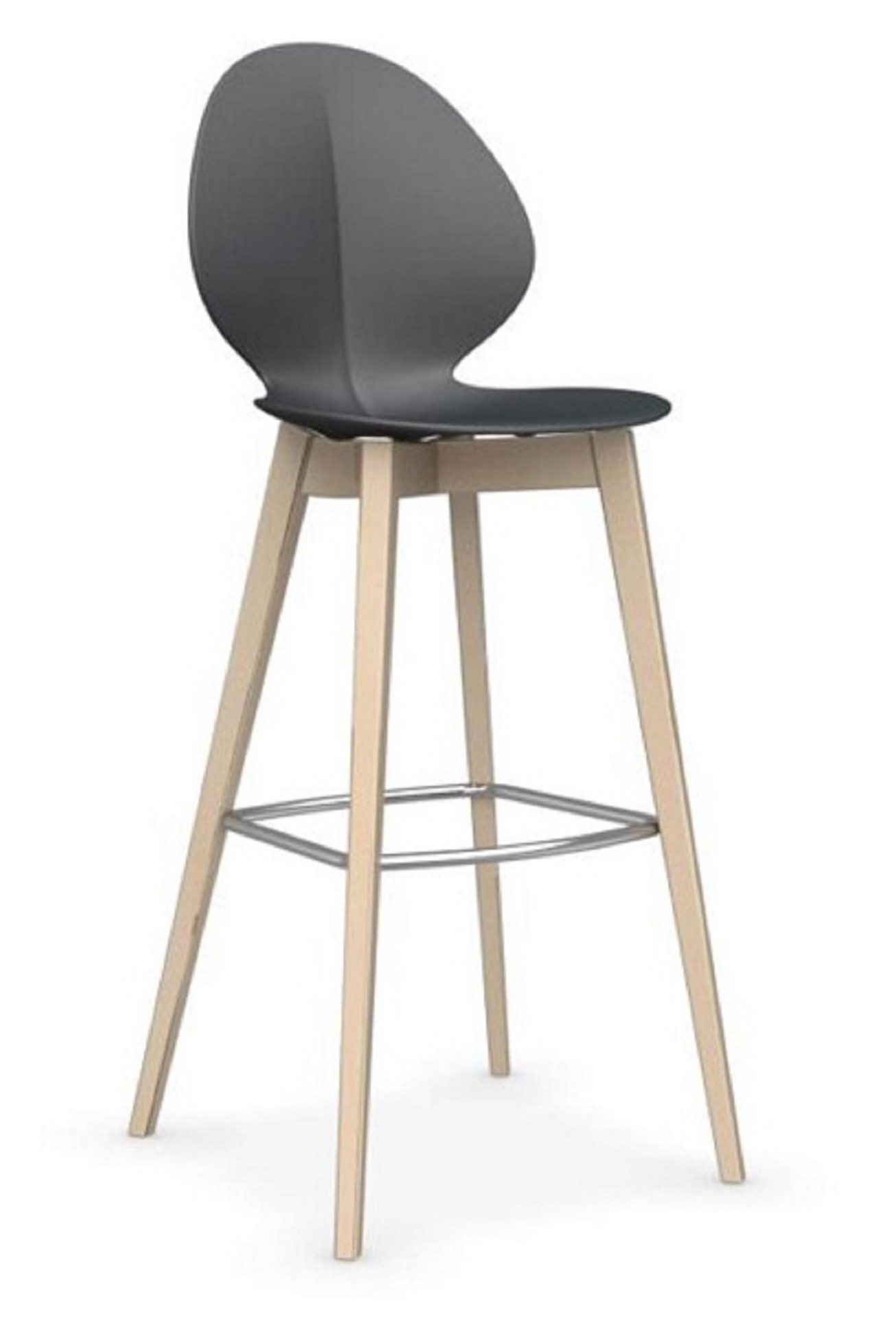 Basil Stool wood Legs By Calligaris - Beadle Crome Interiors