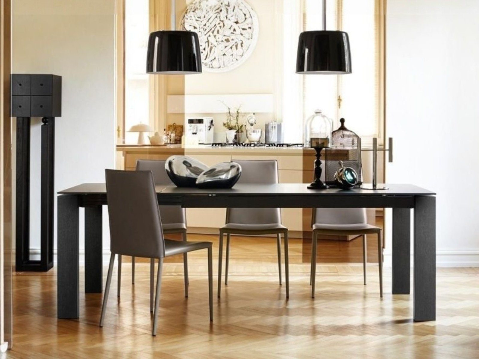 Sigma Ceramic Table 180cm x 100cm Extending By Connubia - Beadle Crome ...