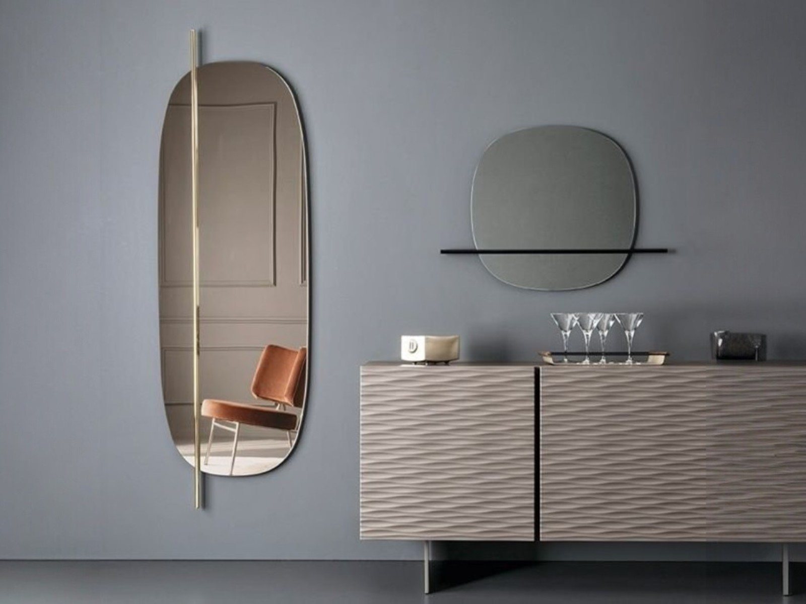 Vanity Mirror By Calligaris - Beadle Crome Interiors
