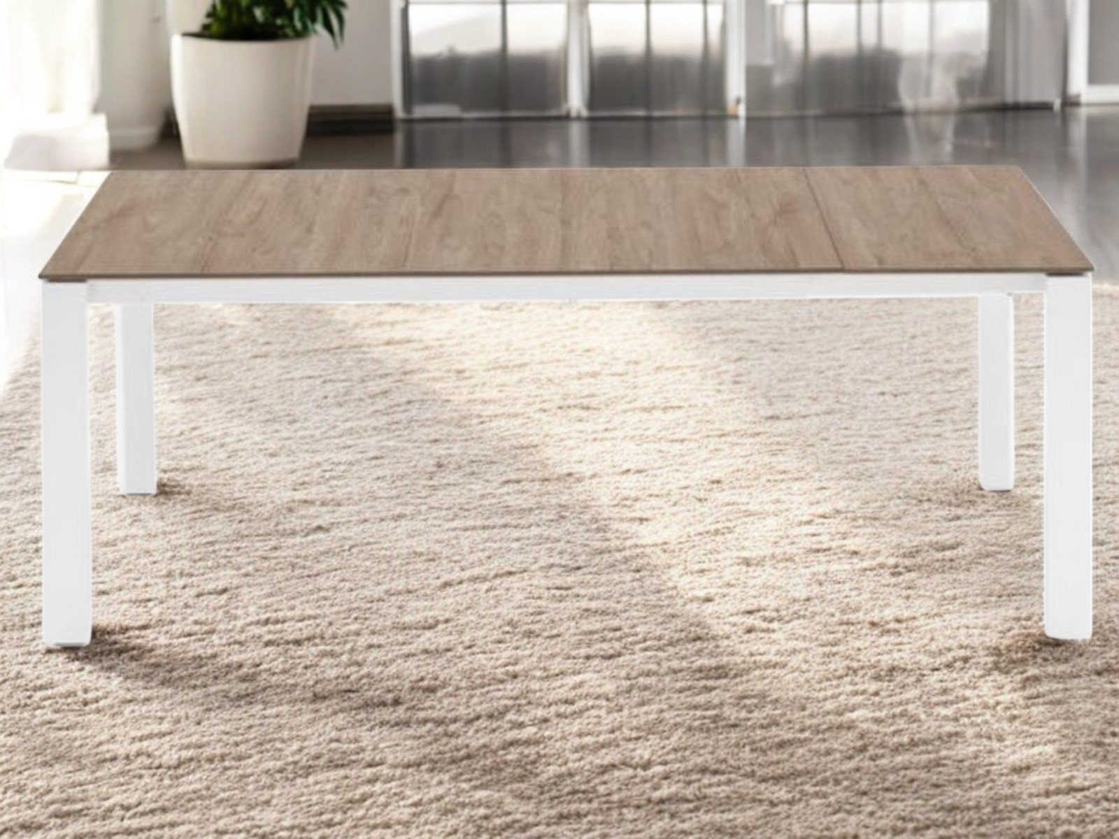 Eminence 160cm Extending Melamine Top Table by Connubia - Beadle Crome ...