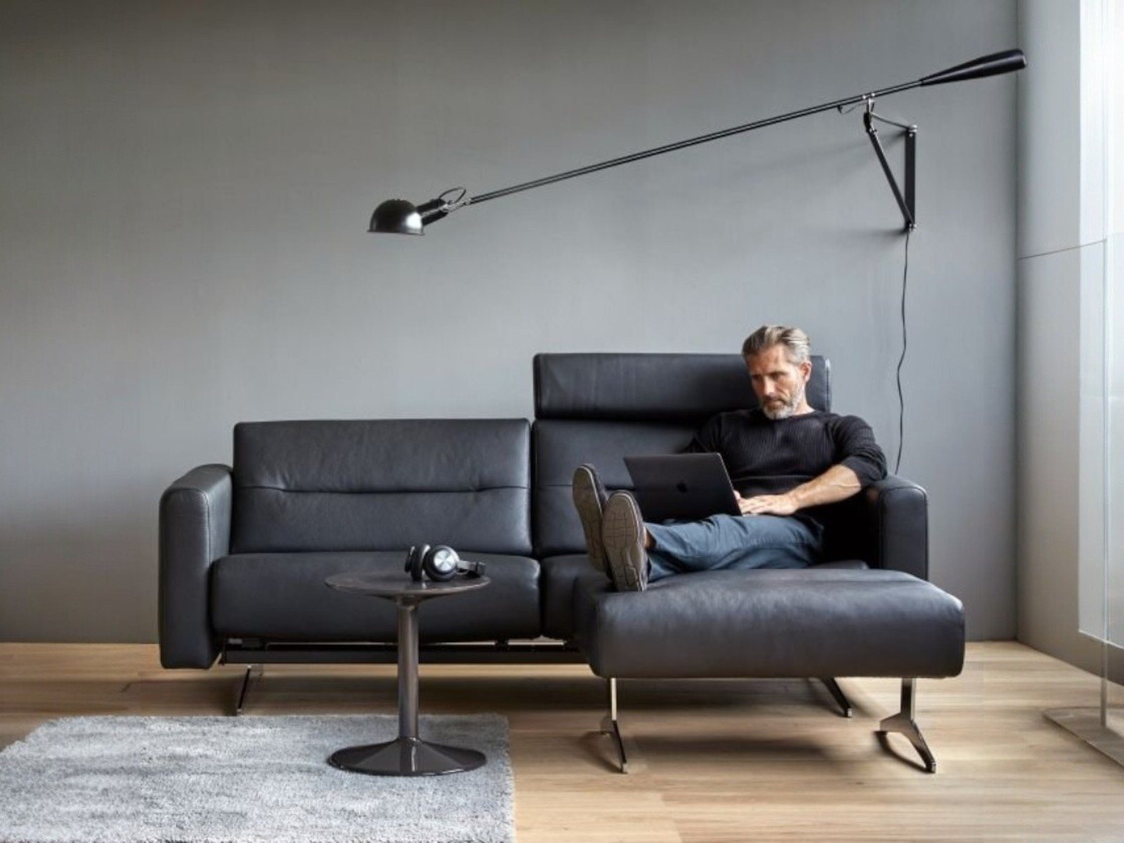 Stressless Quick Delivery Stella 2.5 Seater In Paloma Metal Grey ...