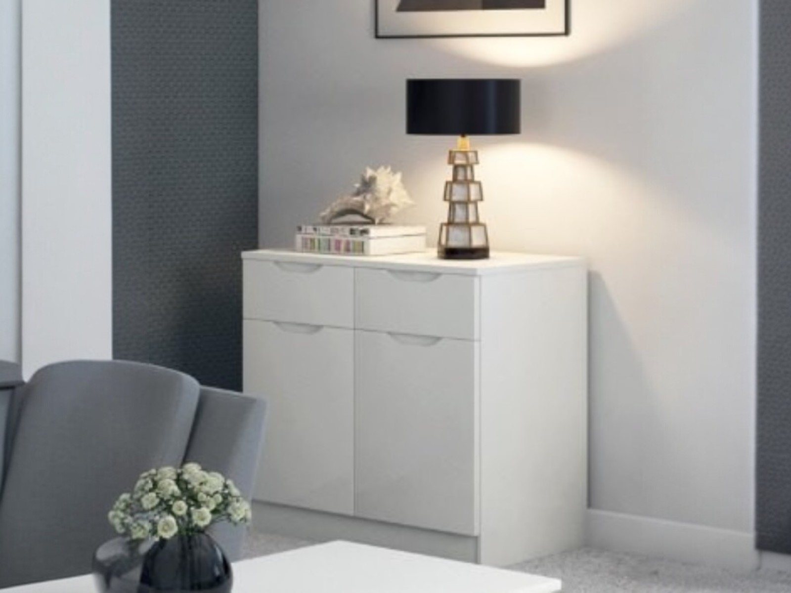 Beadle Crome Interiors Special Offers Arctic Compact Sideboard