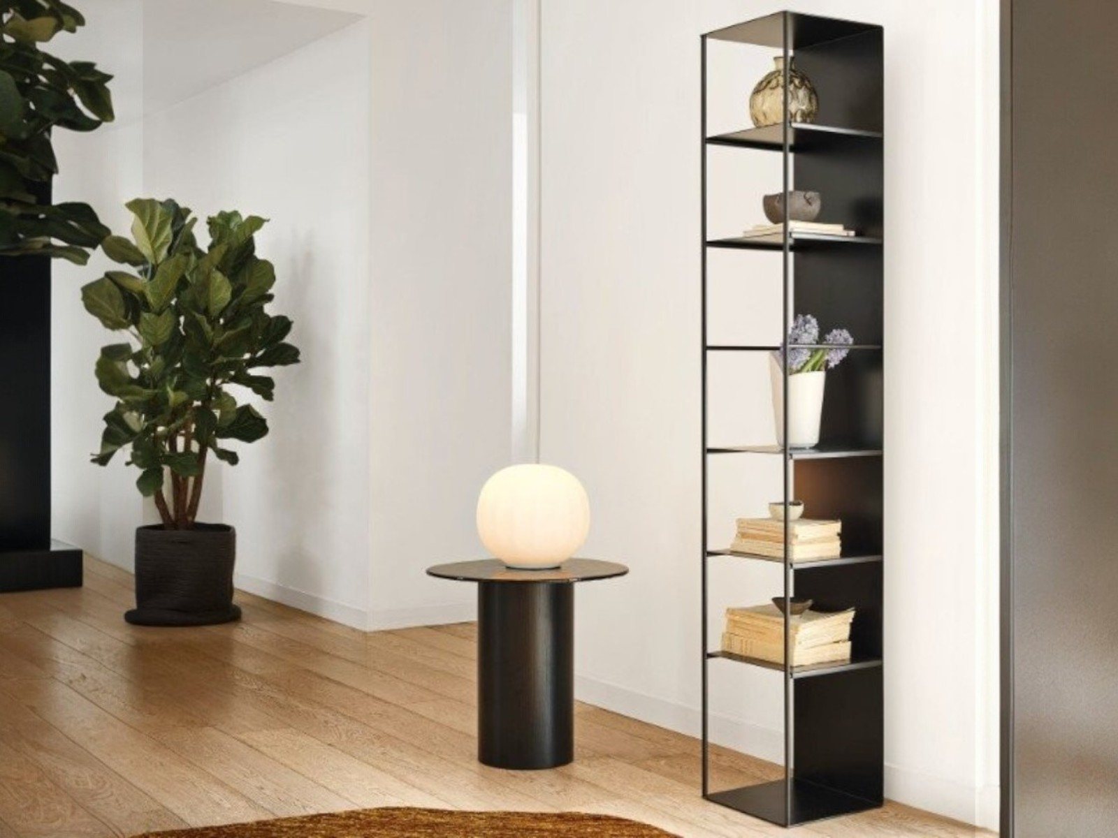 Line Wall Mounted Bookcase By Calligaris - Beadle Crome Interiors