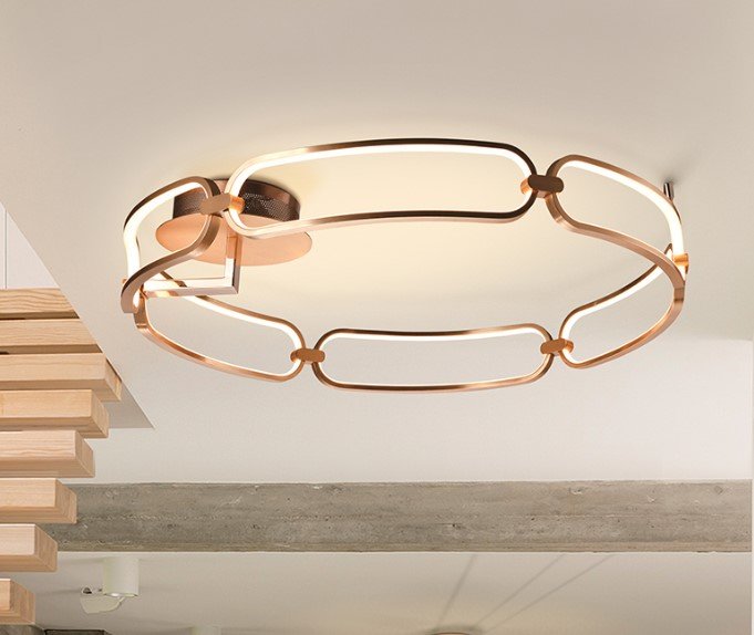 Beadle Crome Interiors Tucker Large Flush Ceiling Light