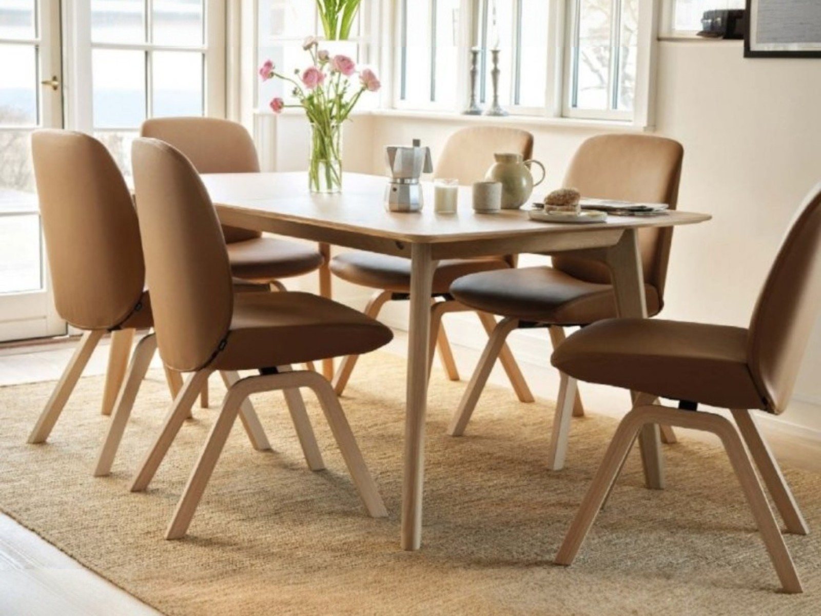 Stressless Bay Low Back Dining Chair - Beadle Crome Interiors