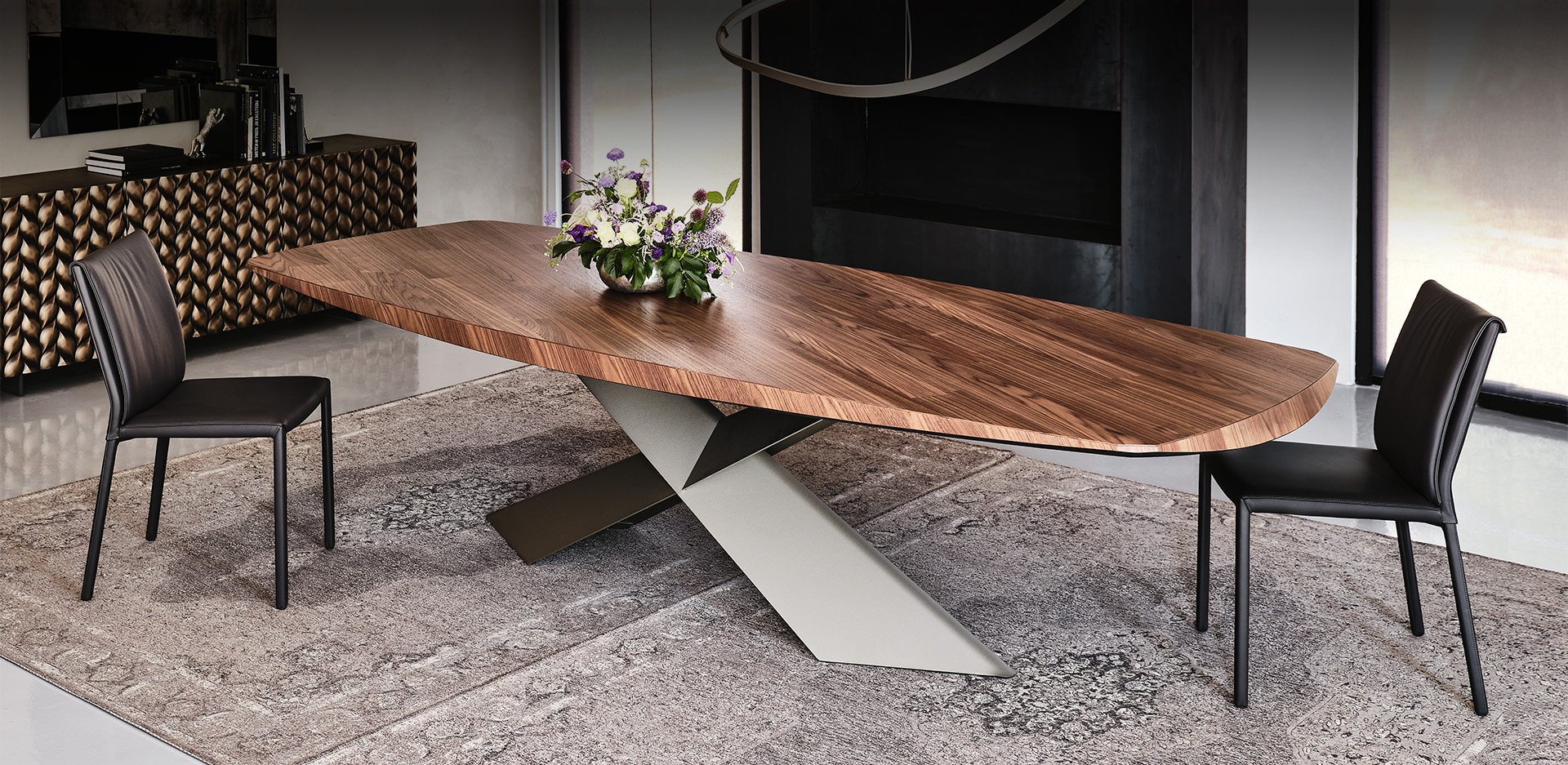 Tyron Wooden Table By Cattelan Italia - Beadle Crome Interiors