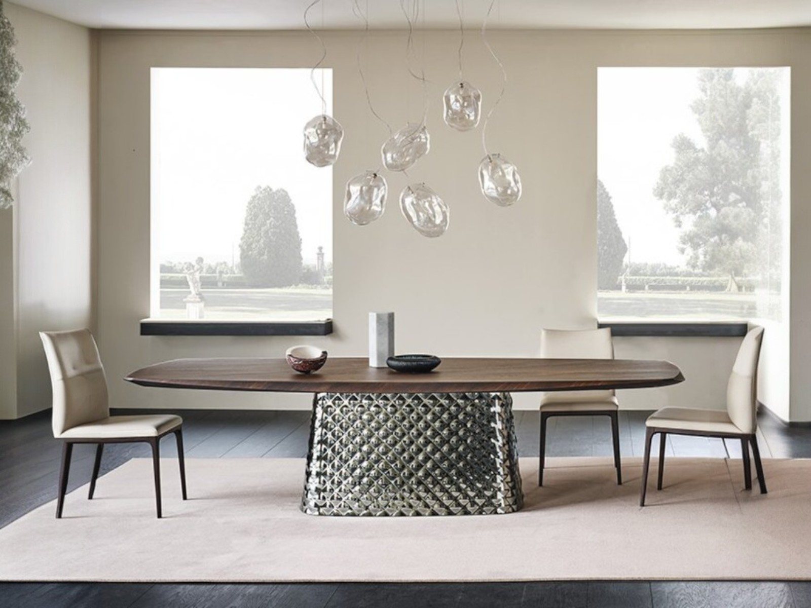 Atrium Wood Table By Cattelan Italia - Beadle Crome Interiors