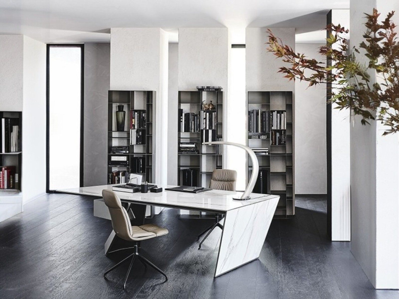 Nasdaq Keramik Desk By Cattelan Italia - Beadle Crome Interiors