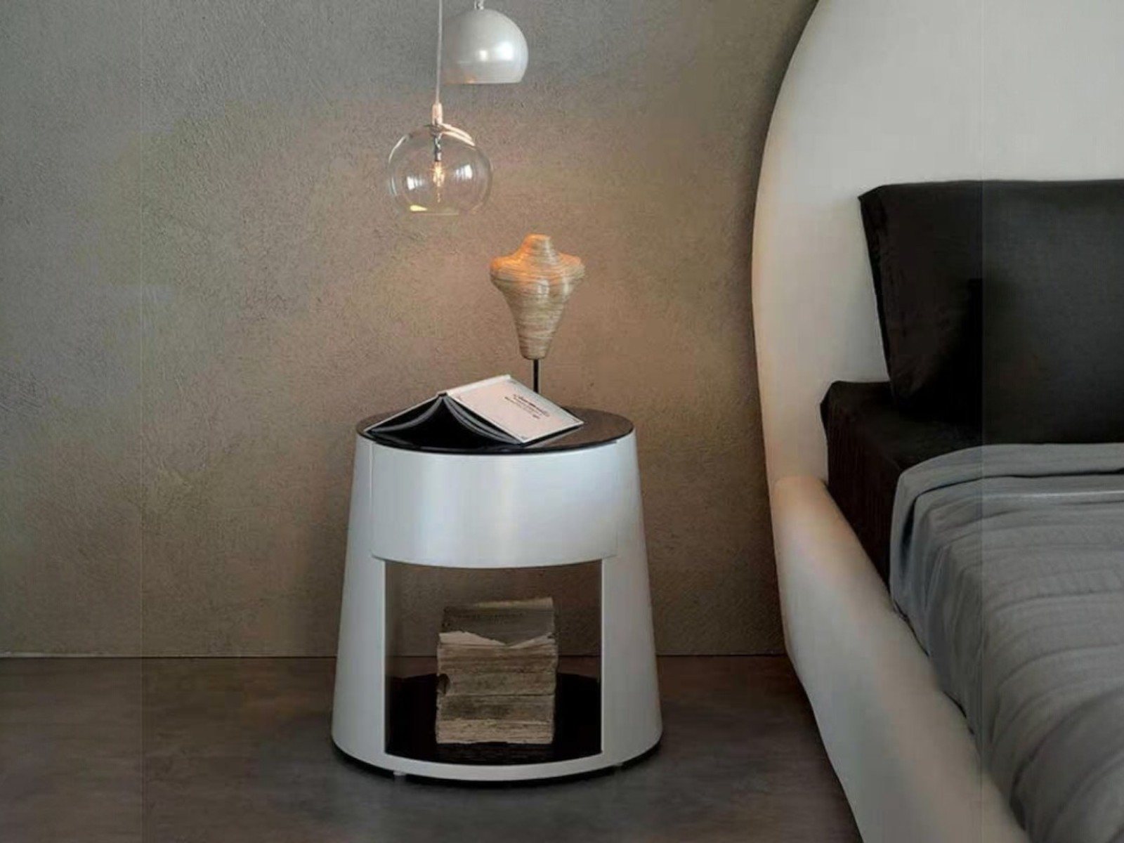 Nigel Bedside Table By Cattelan Italia - Beadle Crome Interiors