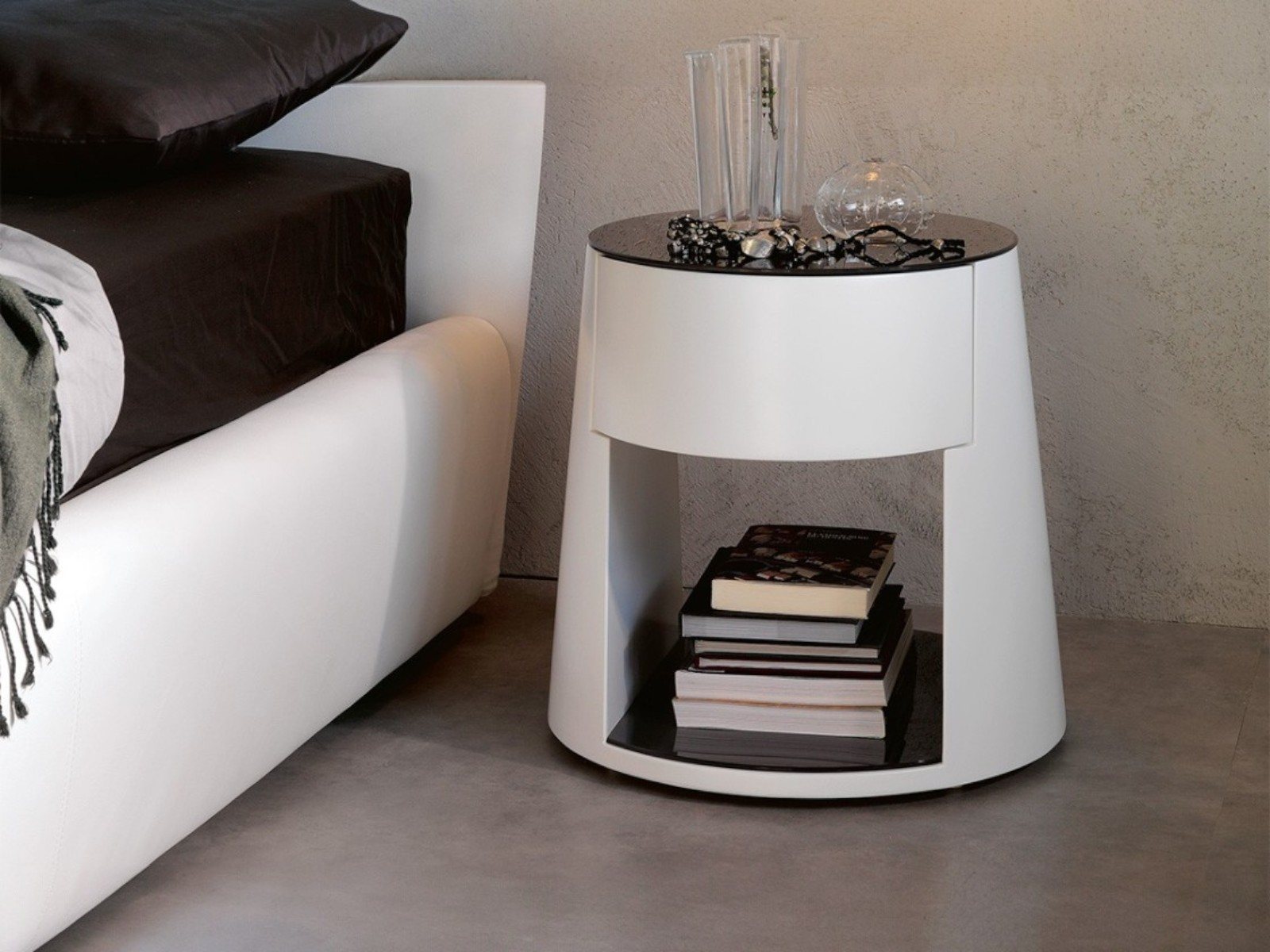 Nigel Bedside Table By Cattelan Italia - Beadle Crome Interiors