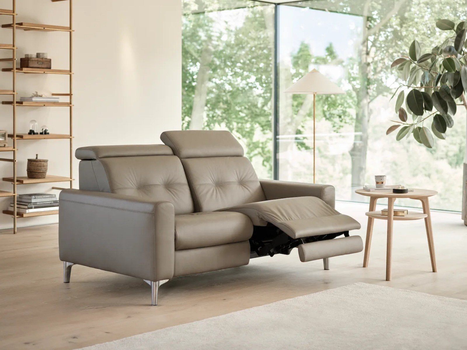 Stressless Anna 2 Seater With 2 Electric Recliners - Beadle Crome Interiors