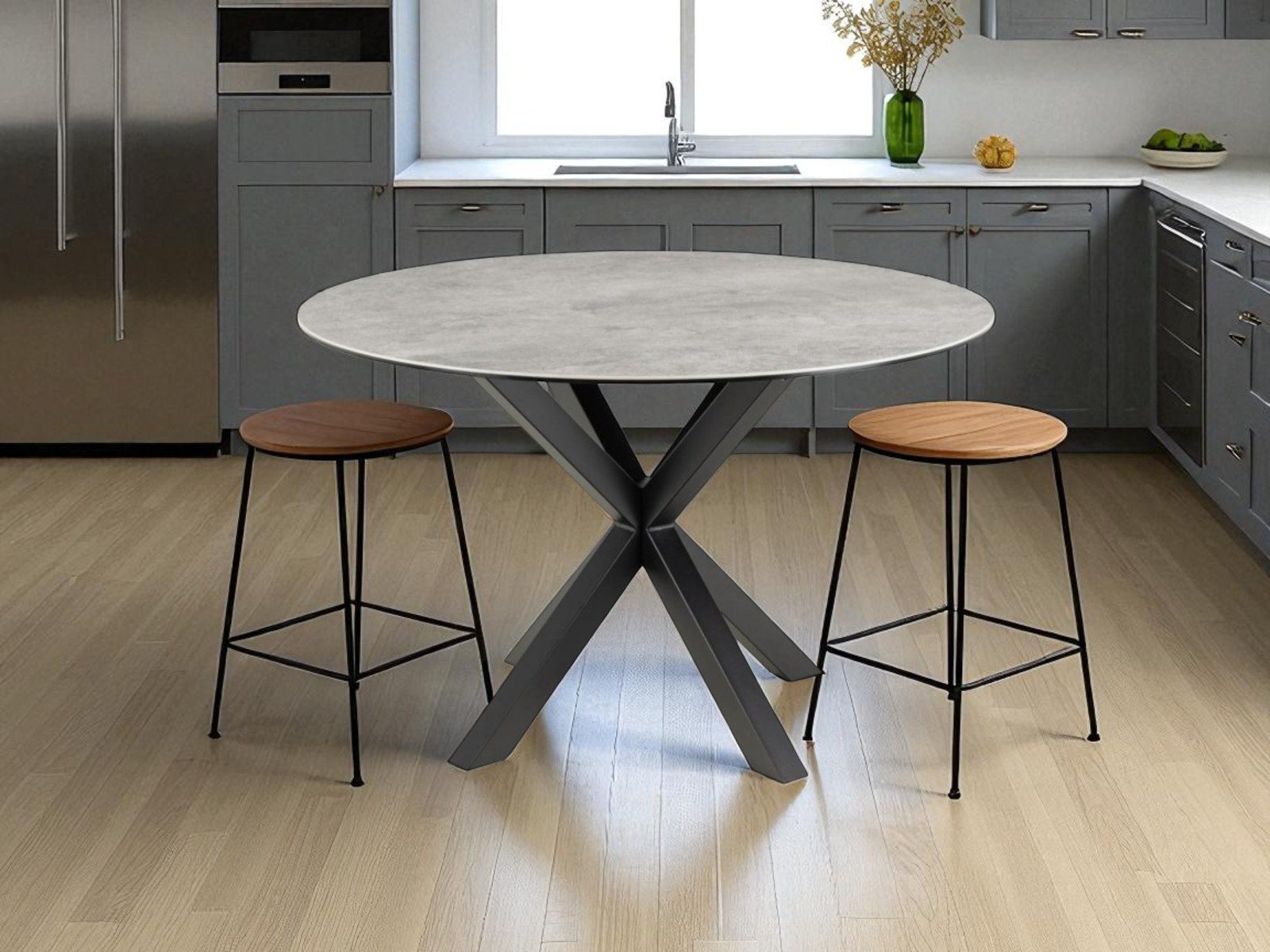 Beadle Crome Interiors Special Offers Lara Round Ceramic Dining Table