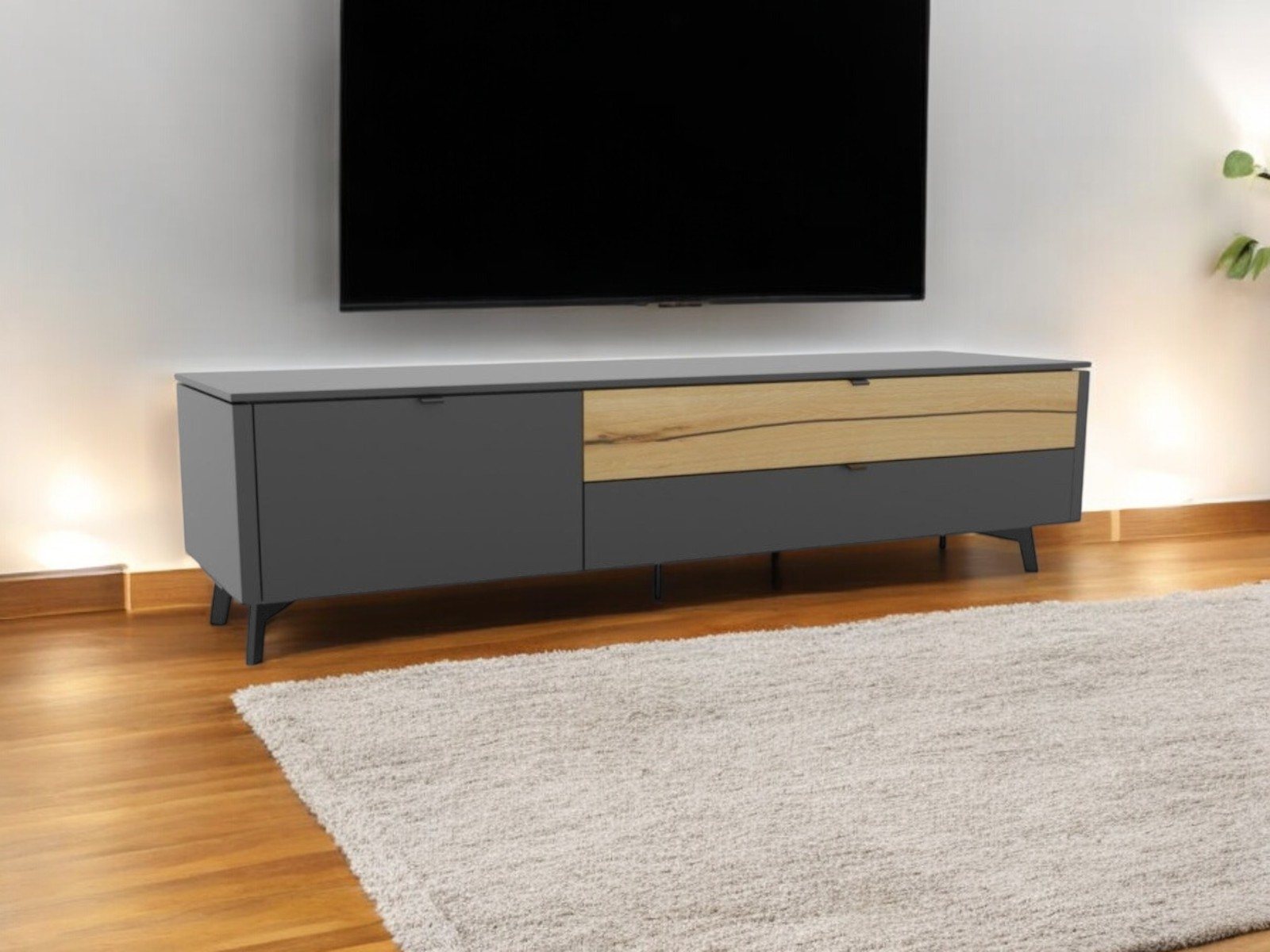 Venjakob 9705 Game Lowboard 186cm - Beadle Crome Interiors