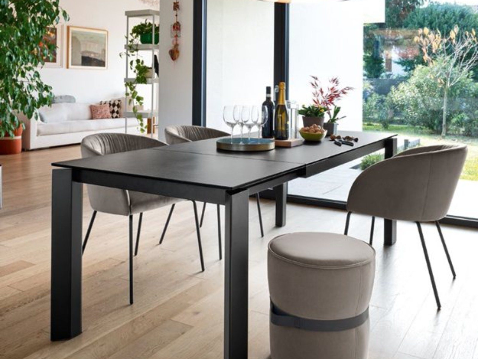 Gate Ceramic Top Extending Table By Connubia - Beadle Crome Interiors