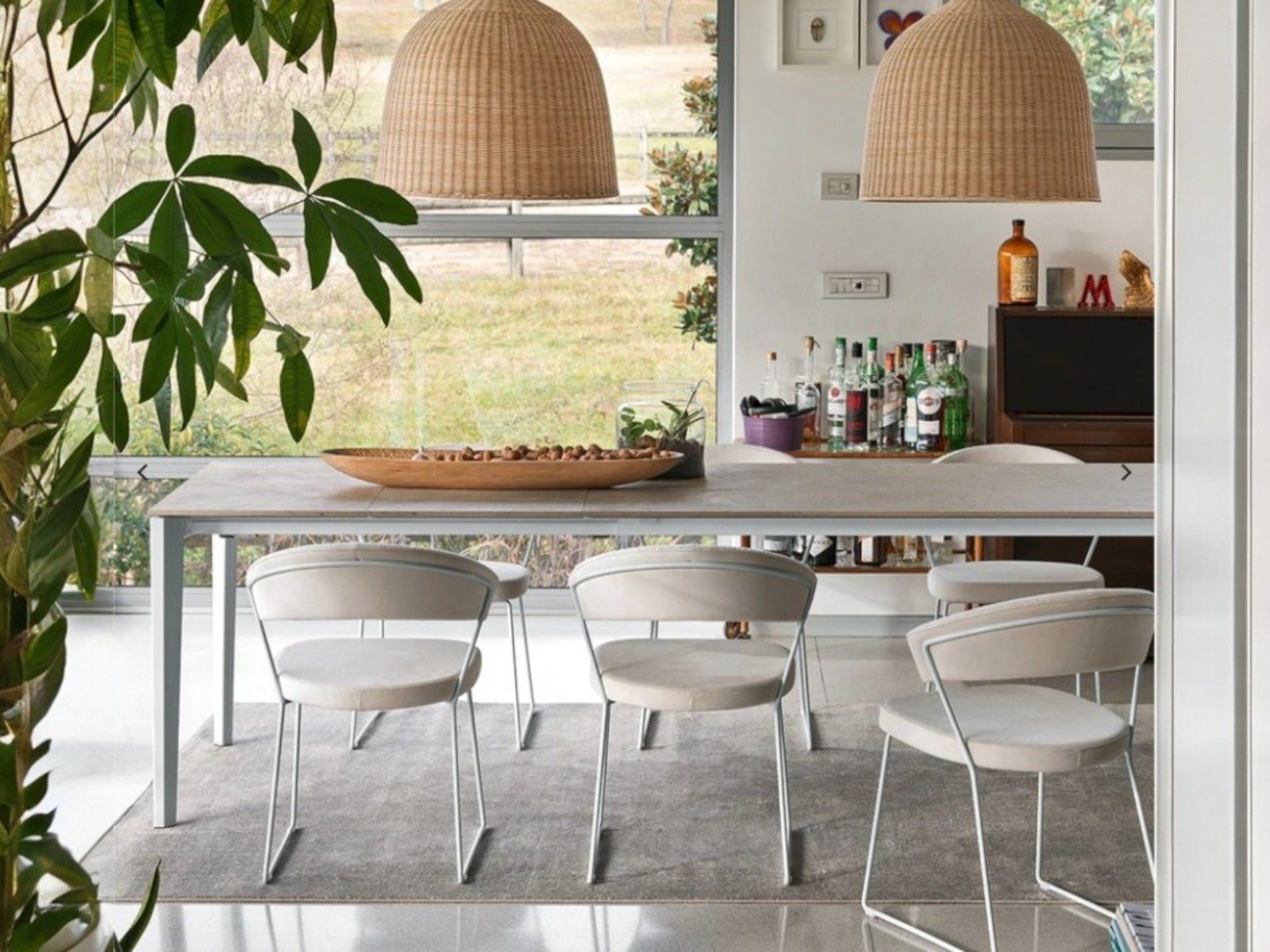 Pentagon 130cm Extending Table By Connubia - Beadle Crome Interiors